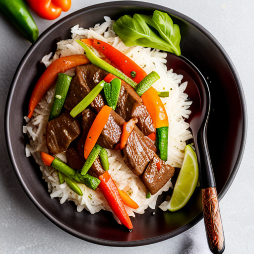Beef and Rice Stir-Fry Recipe | cookAIfood