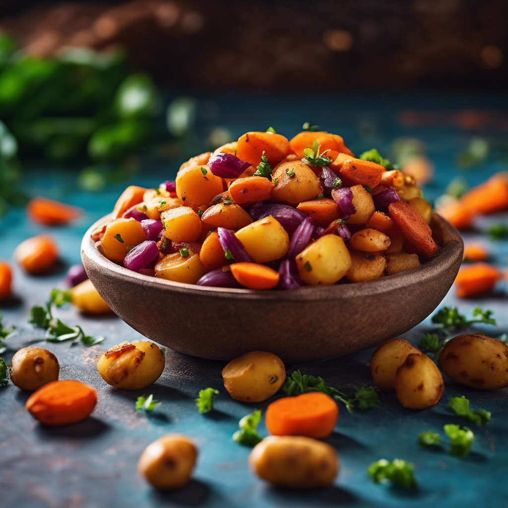 Spicy Indian Bean and Vegetable Snack Recipe | cookAIfood